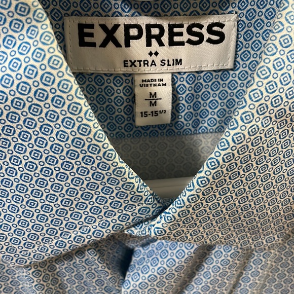 Express | Shirts | Express Medium Extra Slim Dress Shirt | Poshmark